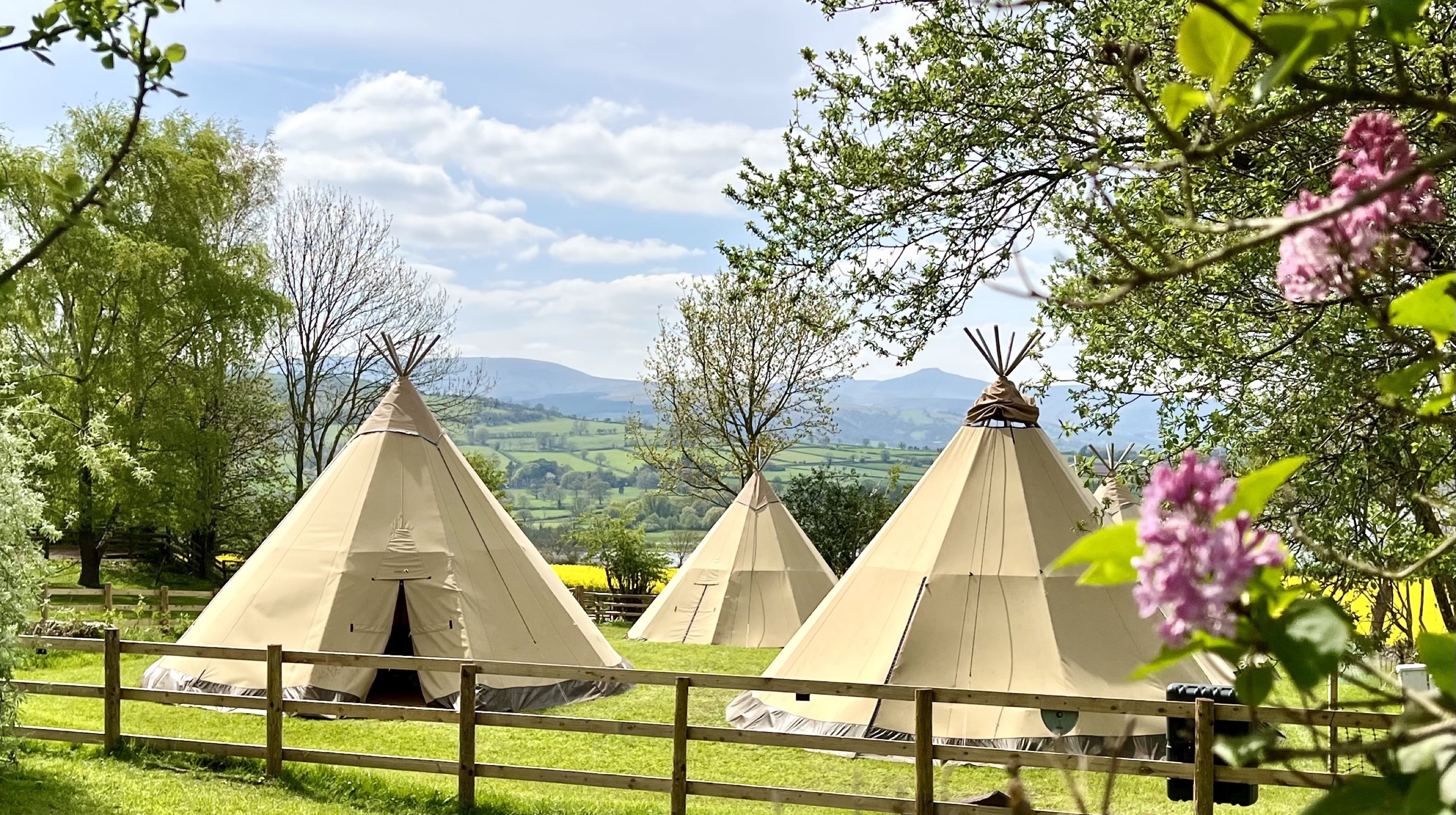 Giant Tipis – Llangorse Multi Activity Centre
