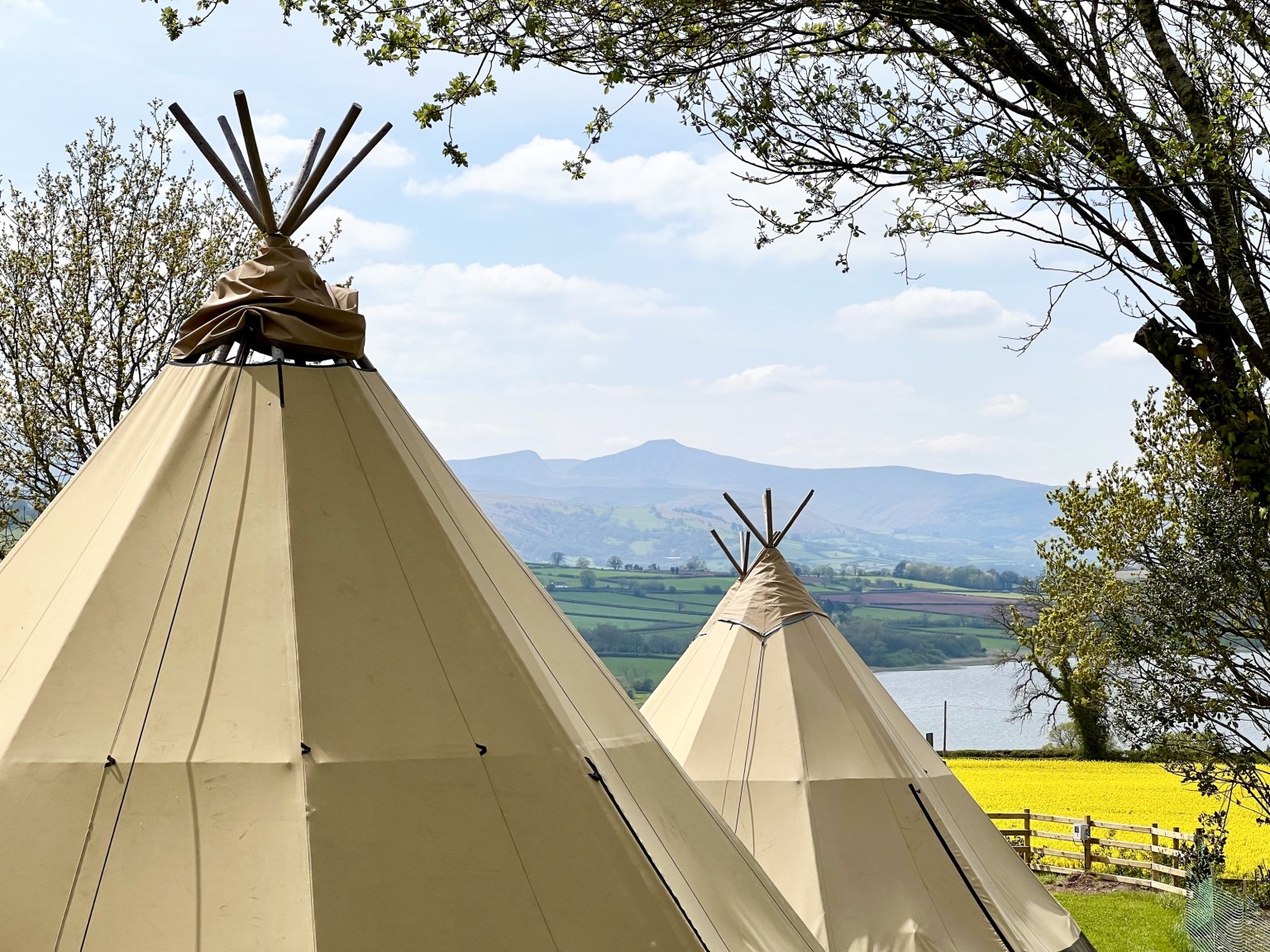 Giant Tipis – Llangorse Multi Activity Centre