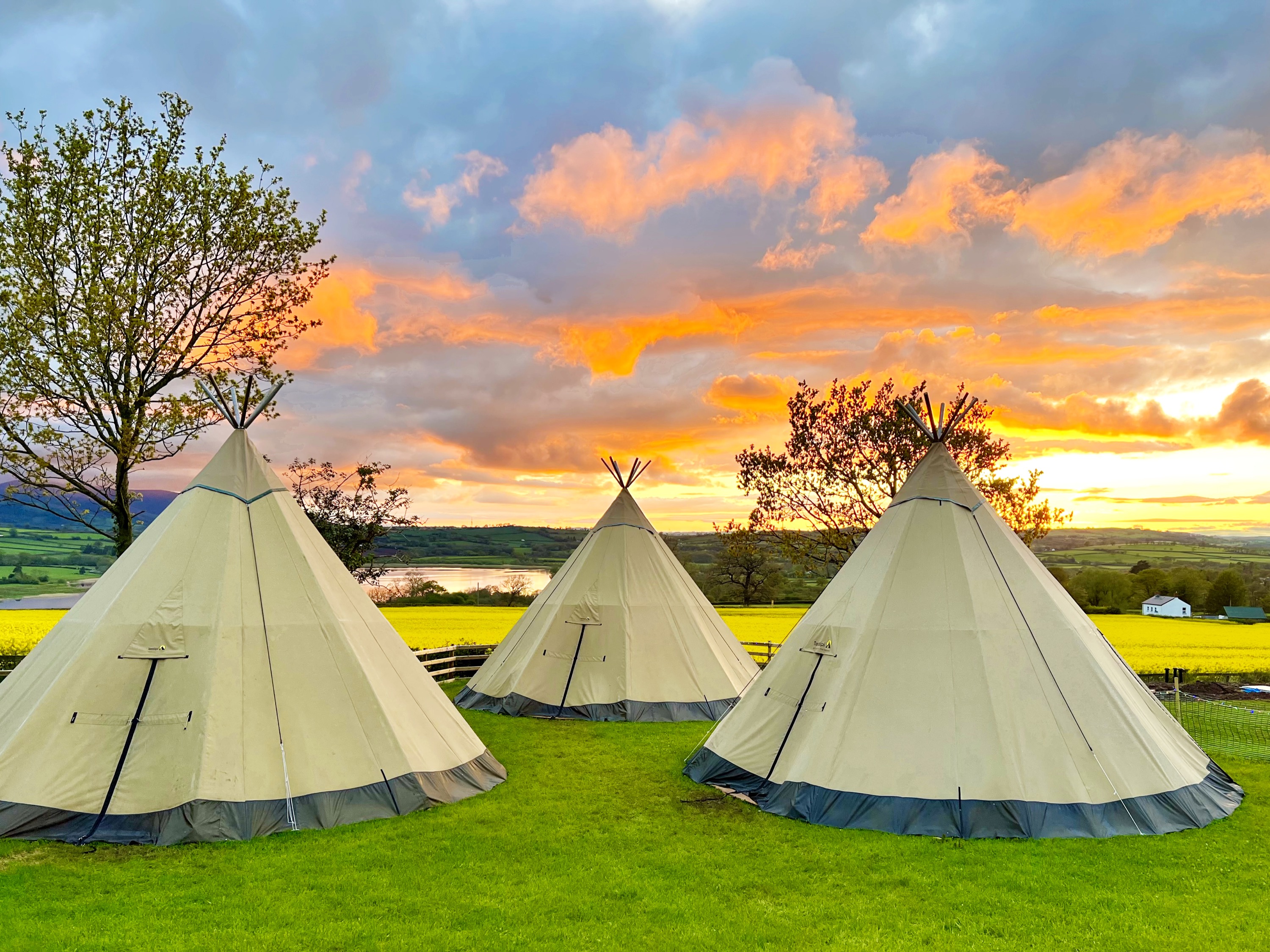 Giant Tipis – Llangorse Multi Activity Centre